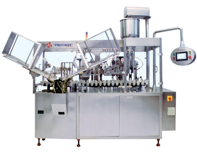 Double Head Linear Tube Filling Machine
